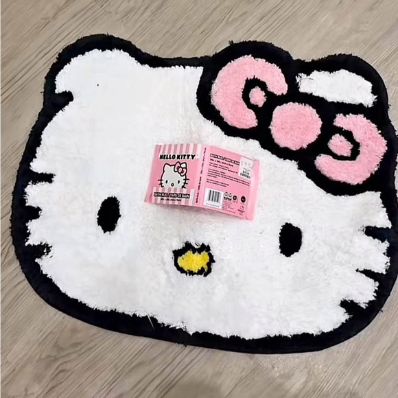 Hello Kitty | Art | Hello Kitty Pink And White Rug | Poshmark